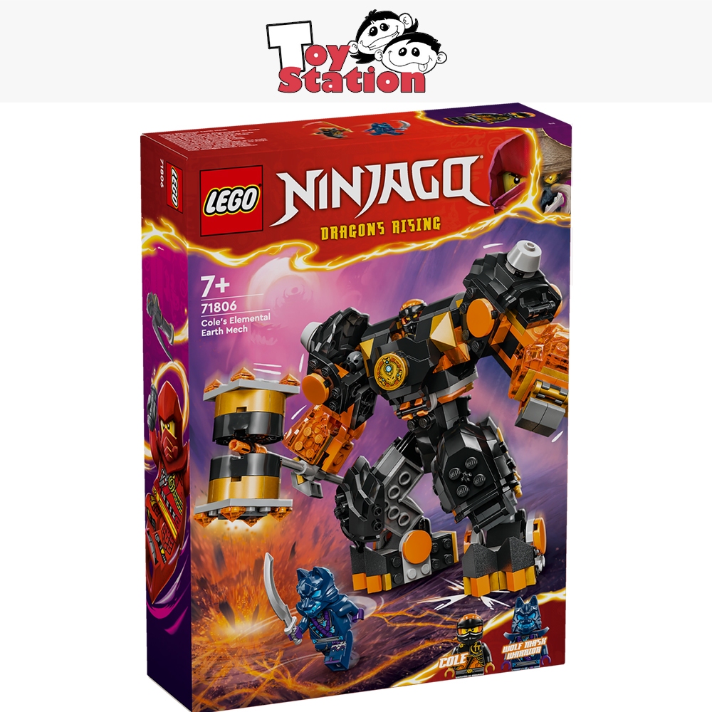 LEGO Ninjago 71806 Cole's Elemental Earth Mech | Shopee Singapore
