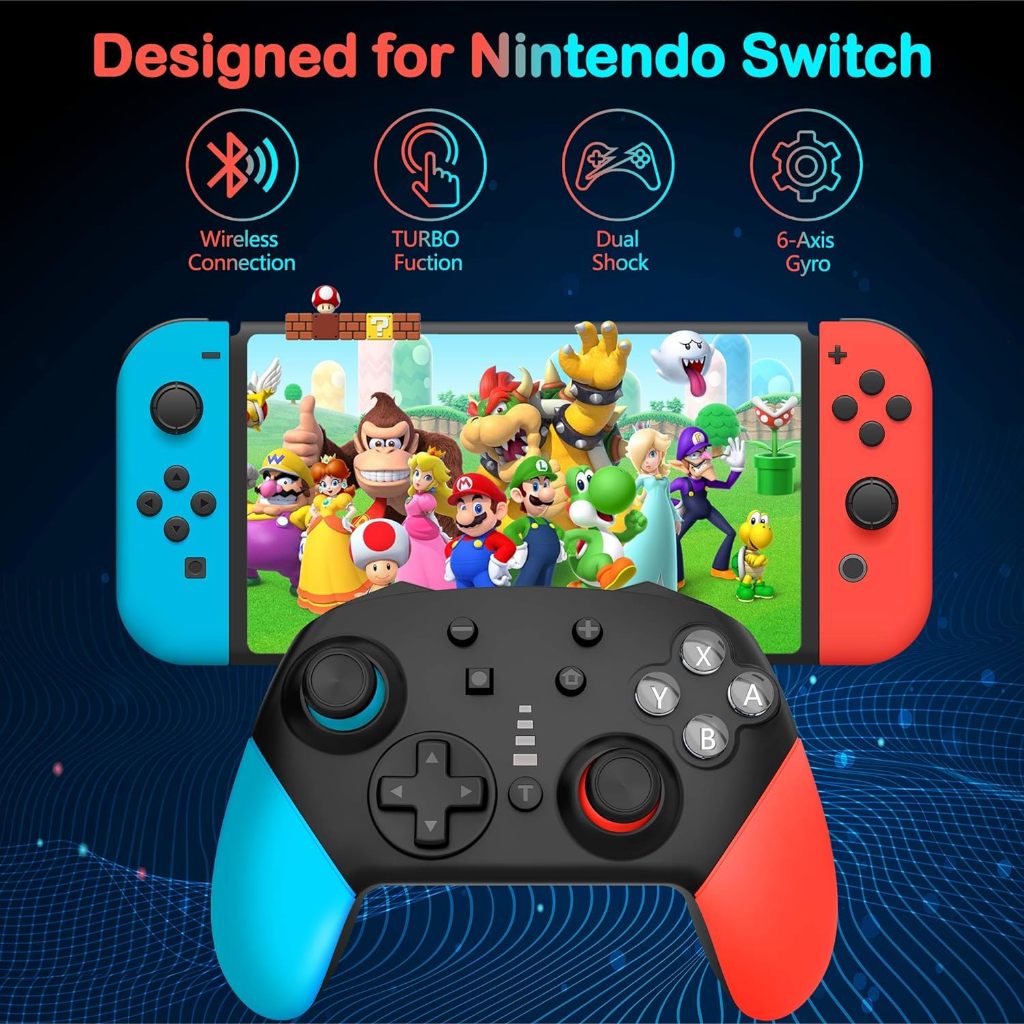 Wireless Joy-Con Controller for Nintendo Switch with Motion Controls ...