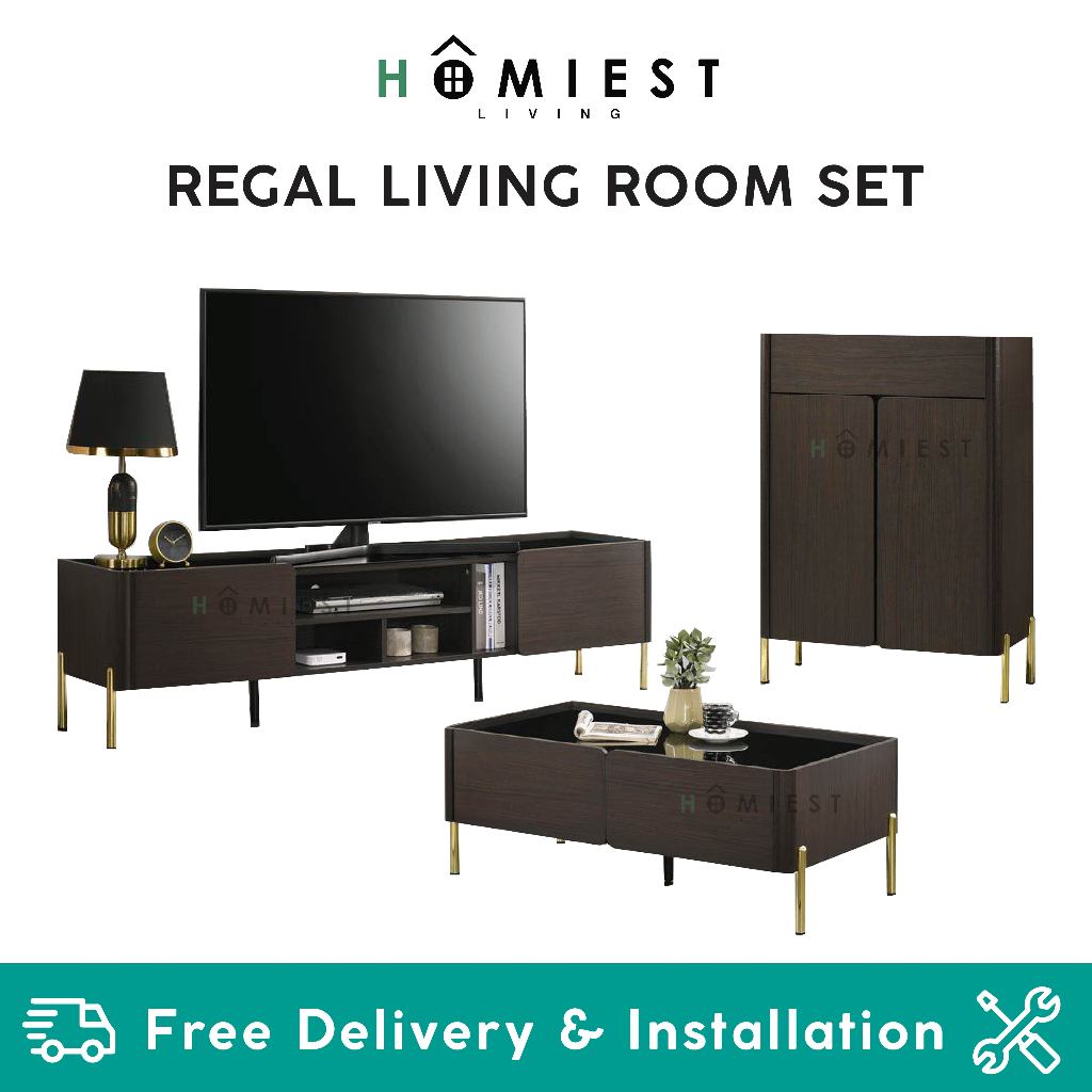 [HOMIEST] Regal Living Room Bundle TV Console / Coffee Table / Shoes ...