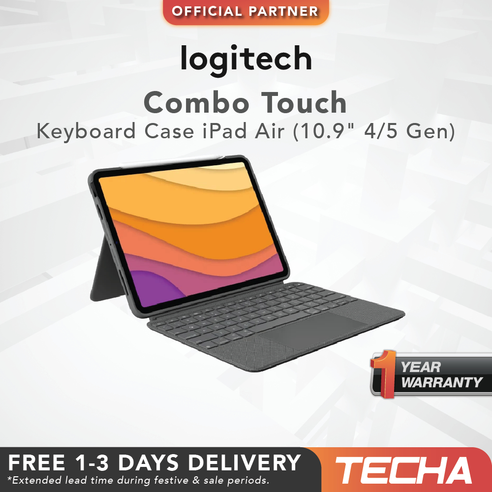 [FAST SHIP] Logitech Combo Touch KB Case iPad Air (10.9" 4/5 Gen ...