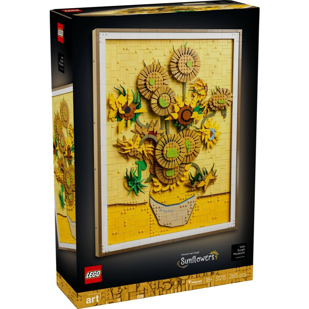 LEGO Art 31215 Vincent van Gogh – Sunflowers | Shopee Singapore