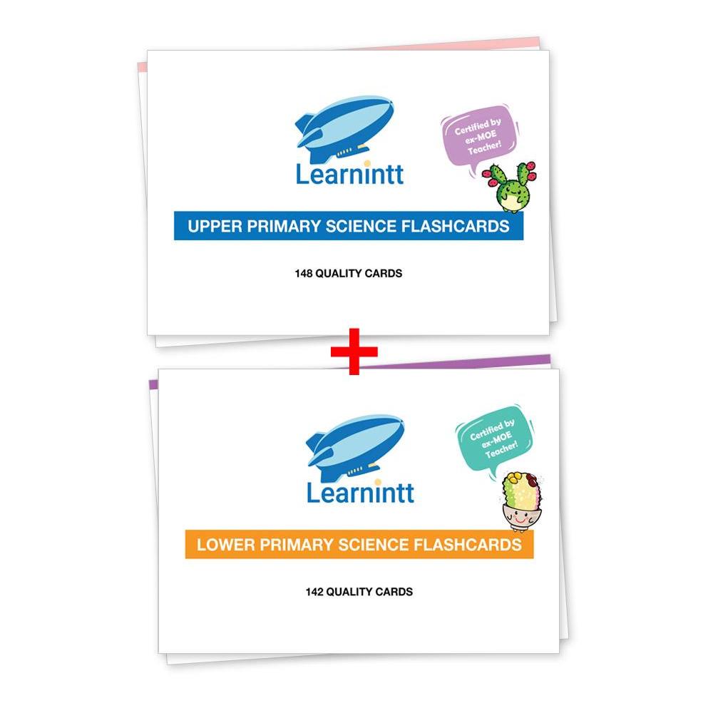 PSLE Lower Primary + Upper Science Flashcards V4 - Bundle | Shopee ...