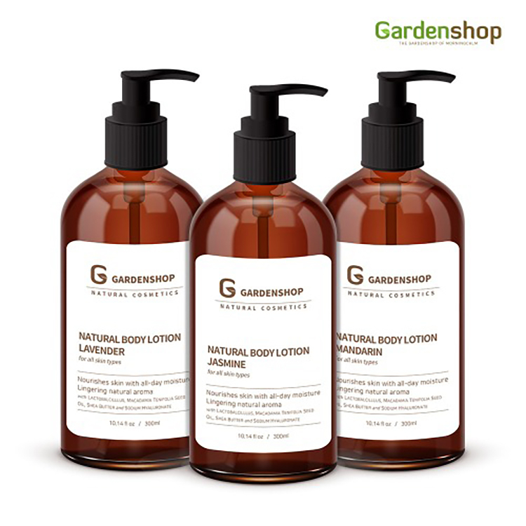 [Gardenshop] Korean Natural Body Lotion 3 types (Lavender, Jasmine ...