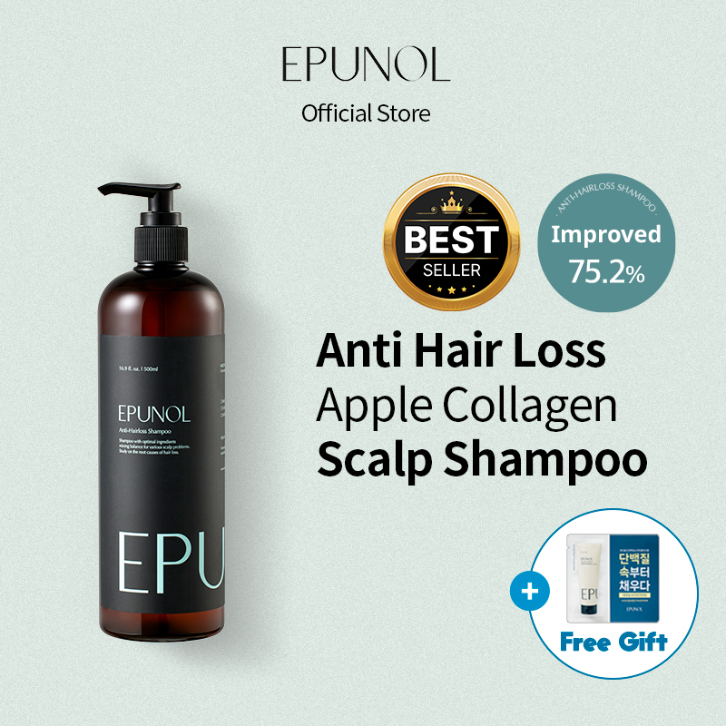 [Epunol] Anti-Hairloss Shampoo 500ml / Apple Stem cell Collagen ...