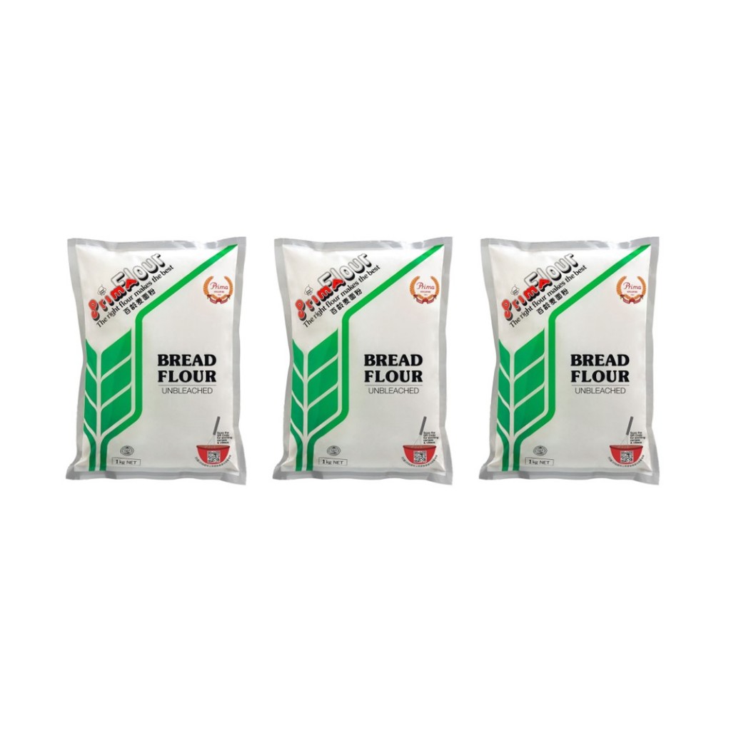[Bundle of 3] Prima Bread Flour, 1Kg | Shopee Singapore