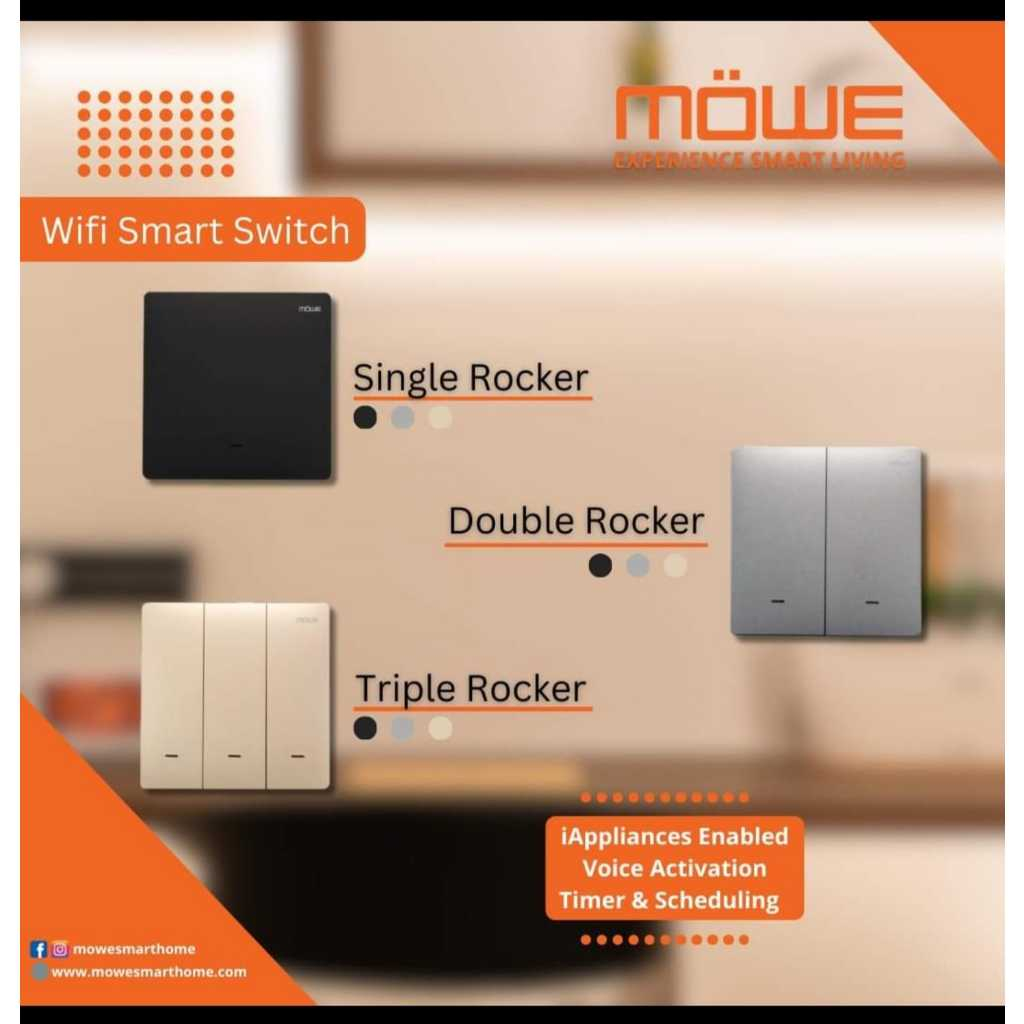 Aerogaz/Mowe WiFi Smart Switch R series MW701/702/703 | Shopee Singapore