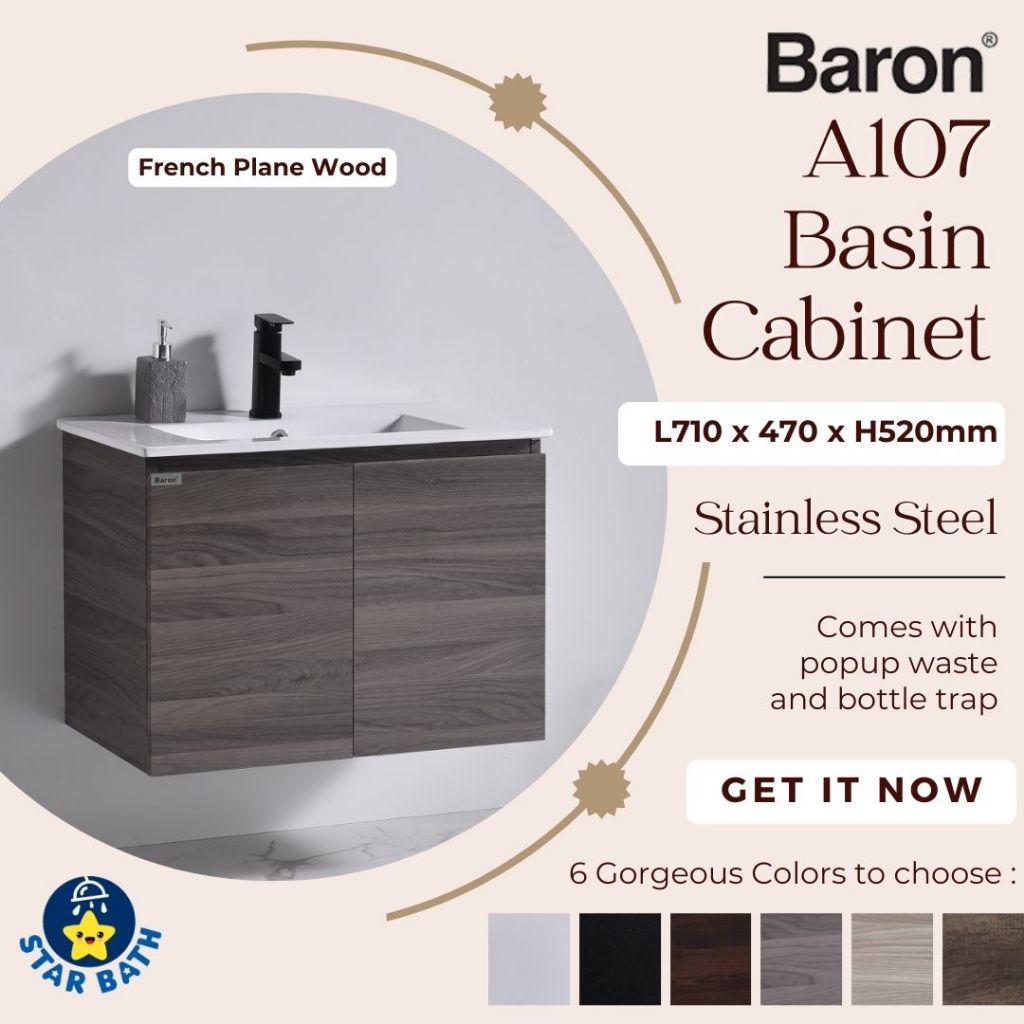 With Pozzi Chrome Cold Tap V321+ Baron A107 Stainless Steel Basin ...