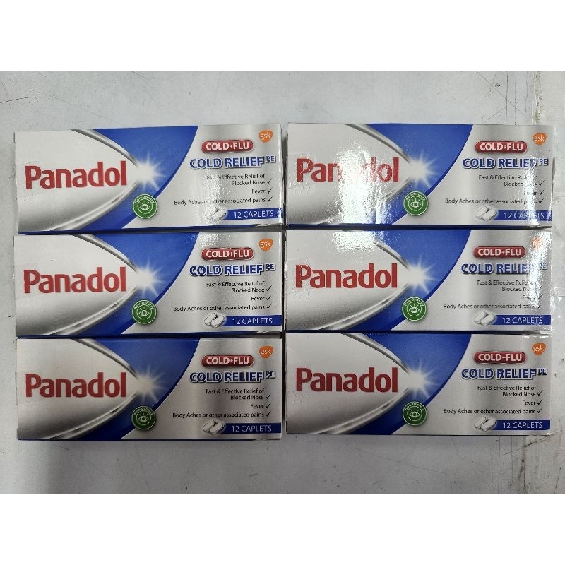 Panadol Cold Relief 12 caplets [6box] | Shopee Singapore