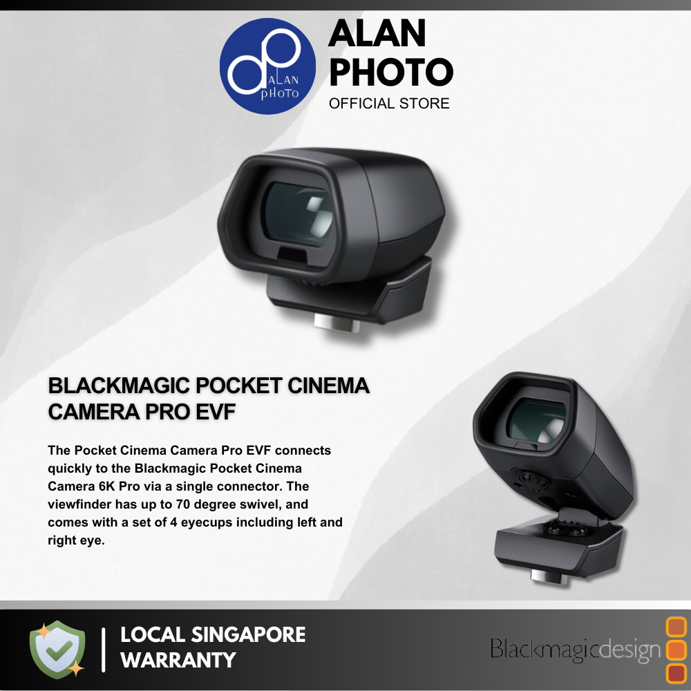 Blackmagic Design Pocket Cinema Camera Pro EVF for 6K Pro ...