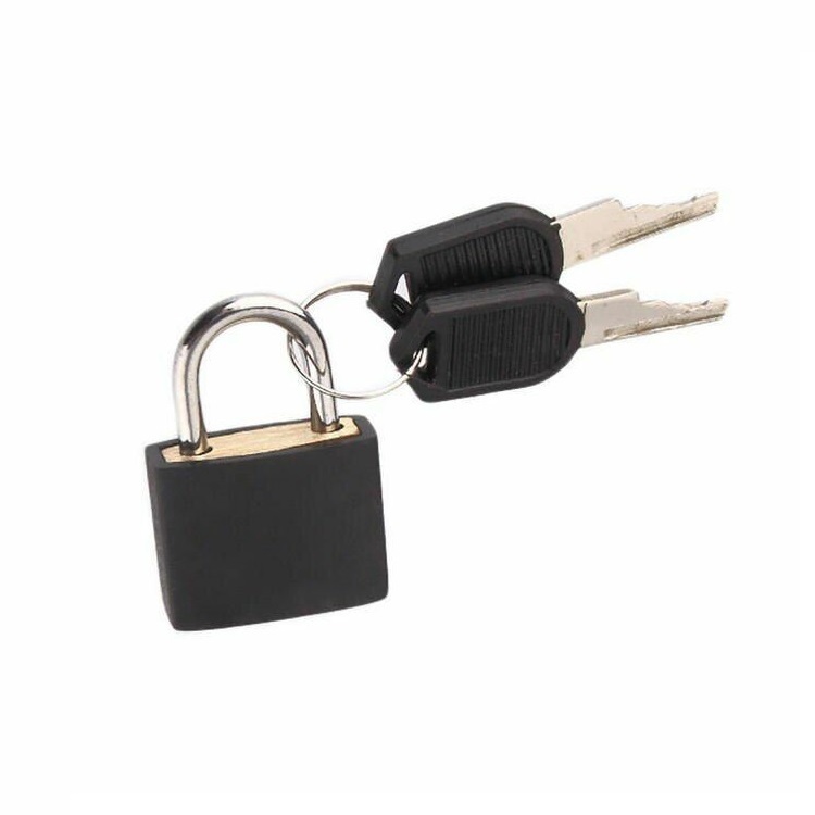 Mini Pad Lock Travel Luggage Padlock Keys Lock Suitcase Bag Drawer ...