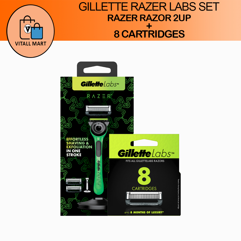GilletteLabs X Razer Limited Edition Razor for Men Bundle Set | Shopee ...