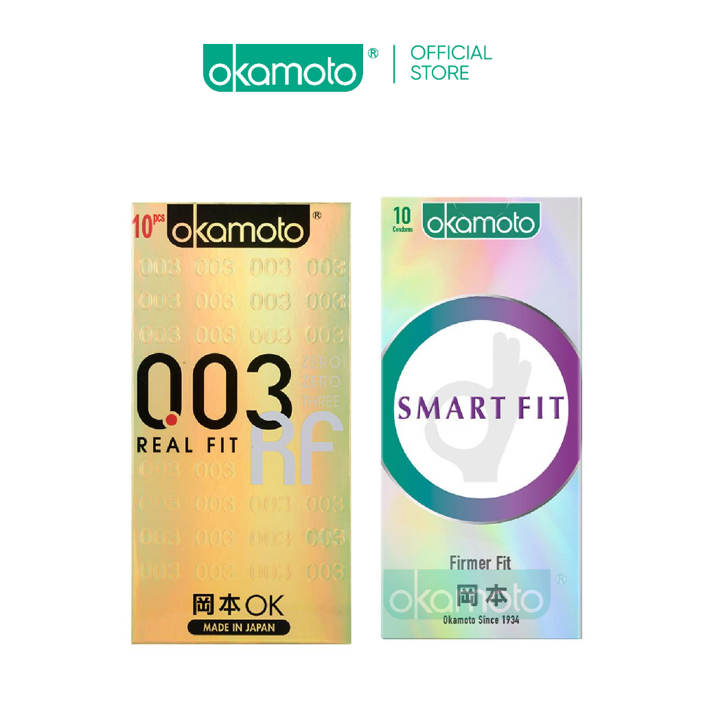 [Bundle of 2] 003 Real Fit Condoms Pack of 10s + Okamoto OK Smart Fit Condoms 10s | Shopee Singapore