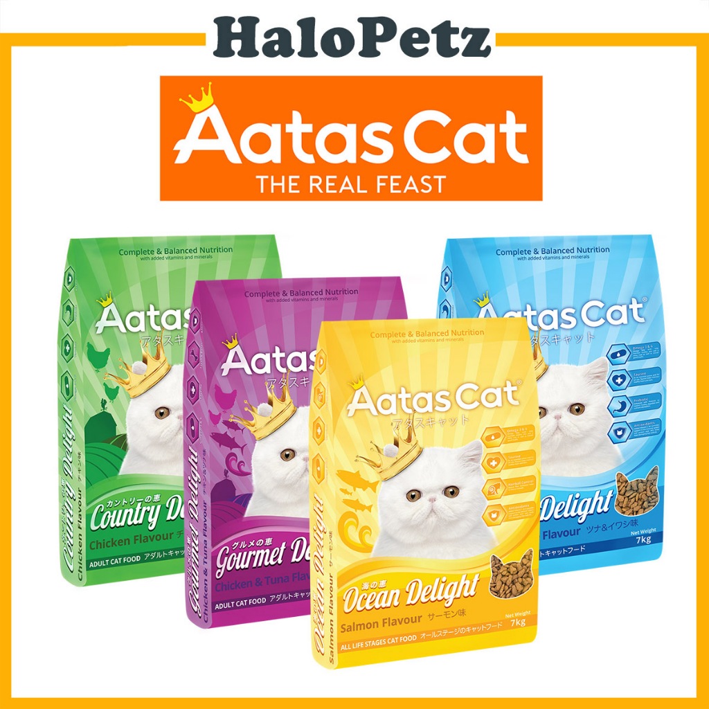 Aatas Cat Delight Dry Food 7kg -Gourmet, Country, Seafood, Ocean ...