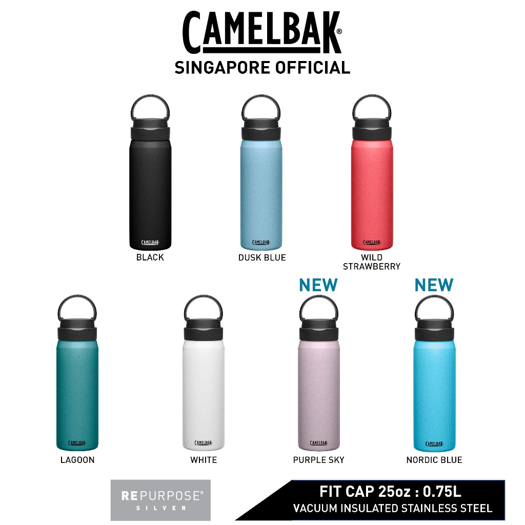 CamelBak Fit Cap 25oz Insulated Stainless Steel Water Bottle with ...