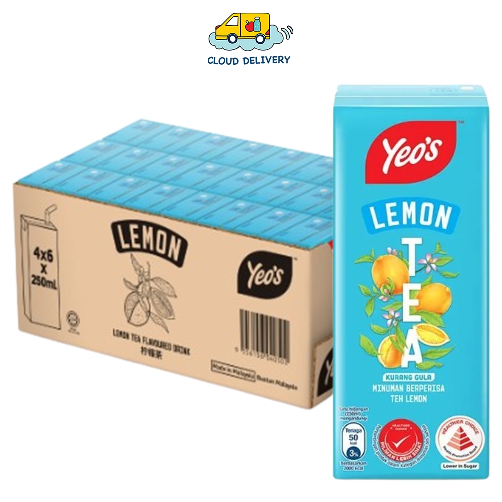 Yeo's Iced Tea Lemon Packet (24 x 250ml) | Shopee Singapore