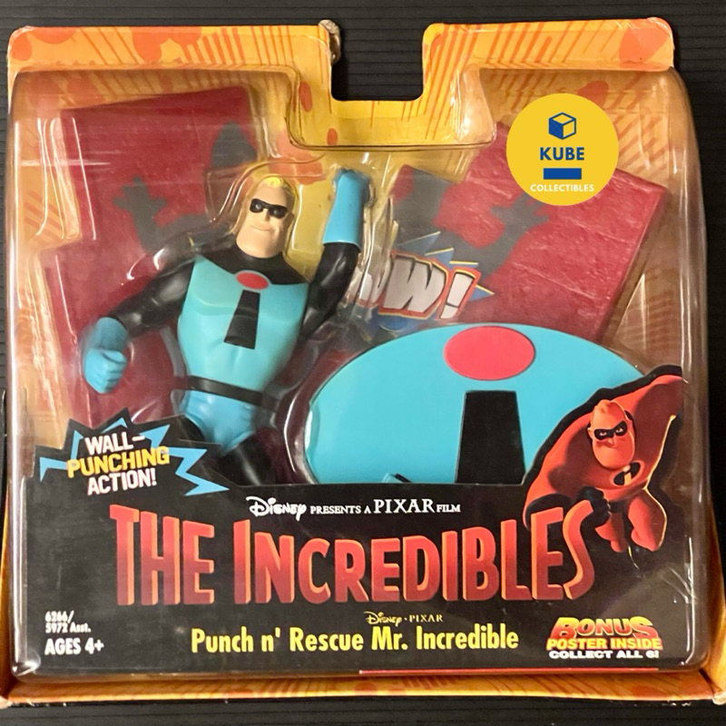 Disney The Incredibles Punch N’ Rescue MR INCREDIBLE Action Figure ...