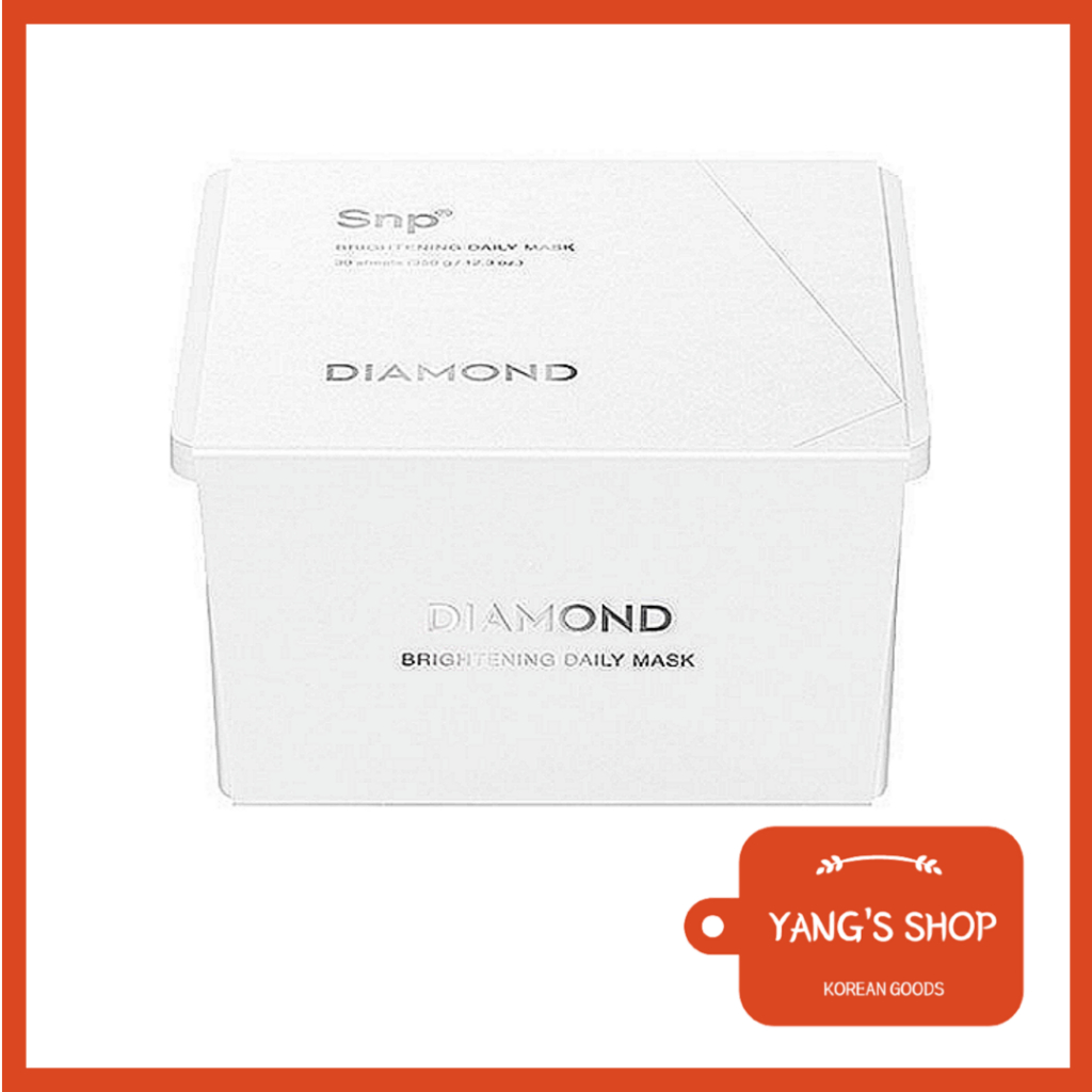 [SNP] Diamond Brightening Daily Mask 350g (30 sheets) | Shopee Singapore