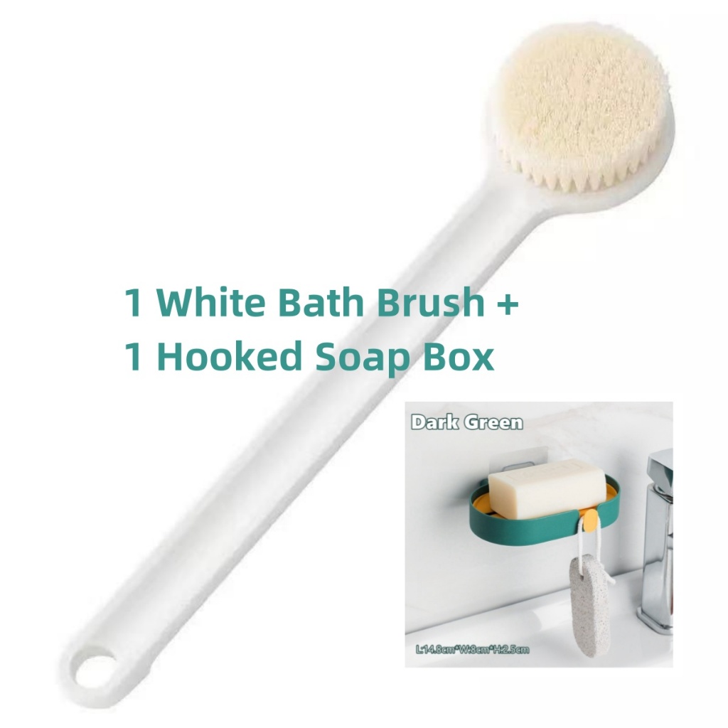[🇸🇬SG Stock]Long Handle Bath Brush Back Rub Back Bath Scrub Magic ...