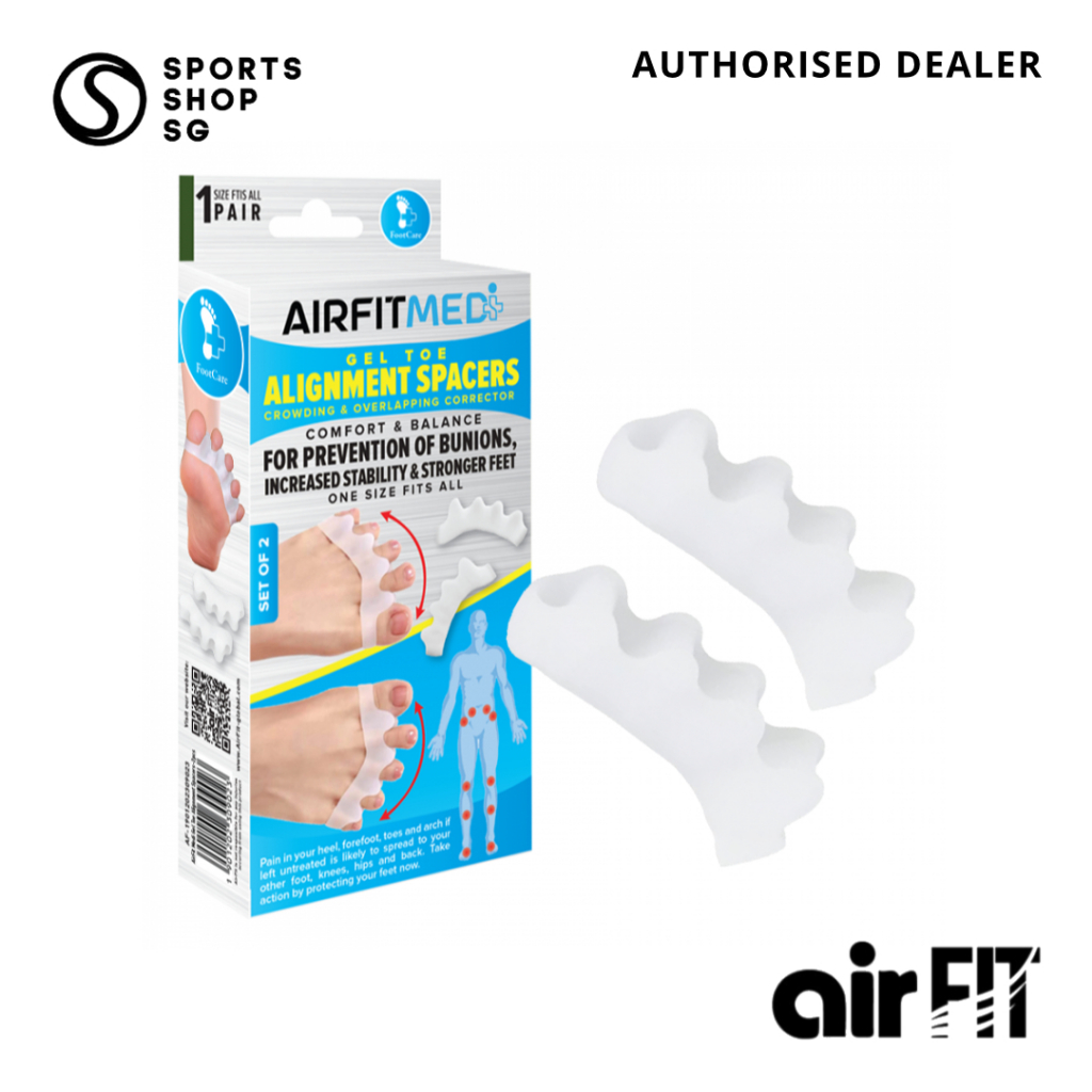 AirFit Medi Gel Toe Alignment Spacers (2pcs) | Shopee Singapore