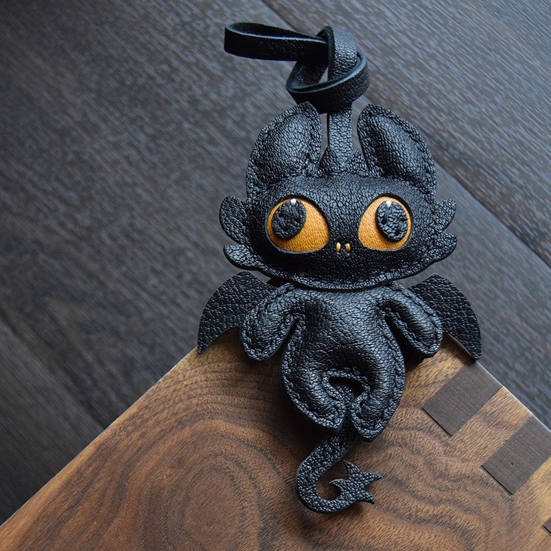 Handcrafted Toothless Dragon Bag Charm - Dragon Bag Charm & Toothless ...