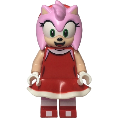 Original Lego Sonic the Hedgehog - Amy Rose (Red Dress) 76992 76994 ...
