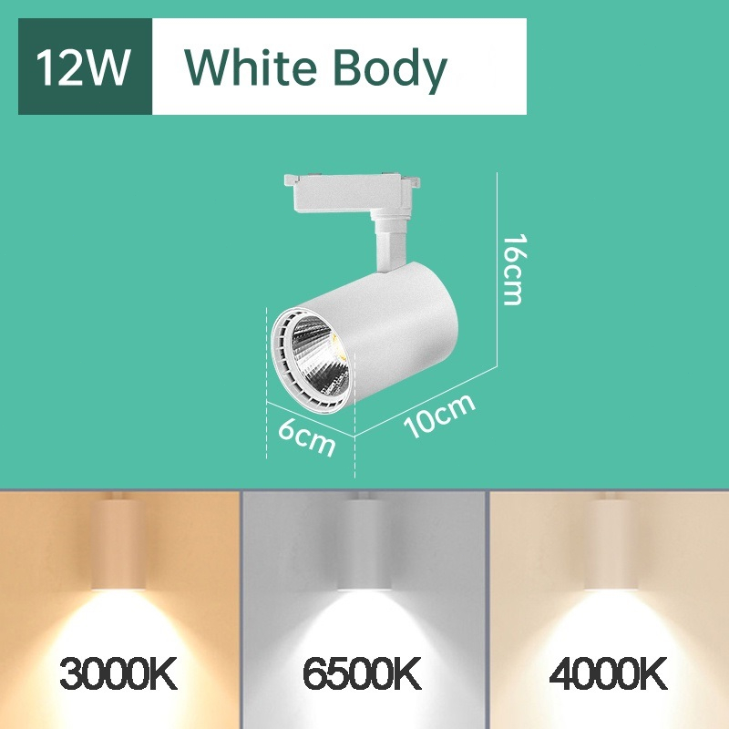 Led Track Light Bar 12W 20W 30W 40W COB Track Lamp Liner Lighting ...