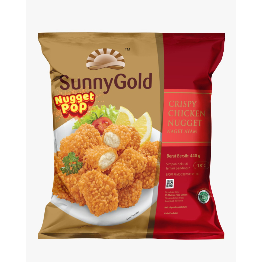 Sunnygold Chicken Nugget Pop l 440g 20 to 21pcs | Shopee Singapore