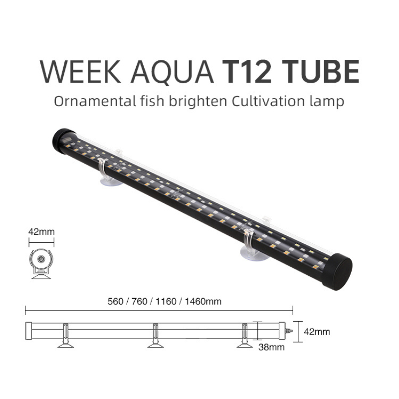 Week aqua T12 Submersible Tanning Light (2ft,3ft,4ft,5ft)-Full spectrum ...