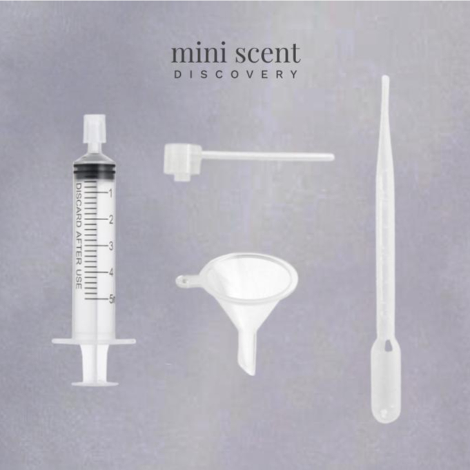 4pcs Set Perfume Extraction Tools - 5ml Syringe, Mini Funnel, Perfume ...