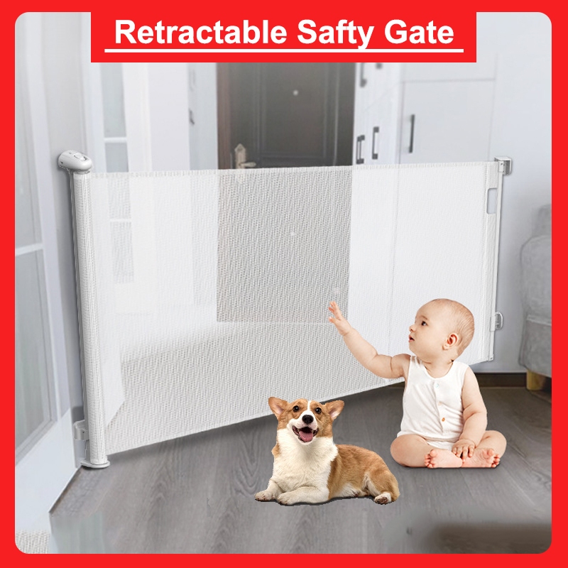 [SG Stock] Punch Free Retractable Safety Gate Child Safety Barrier ...