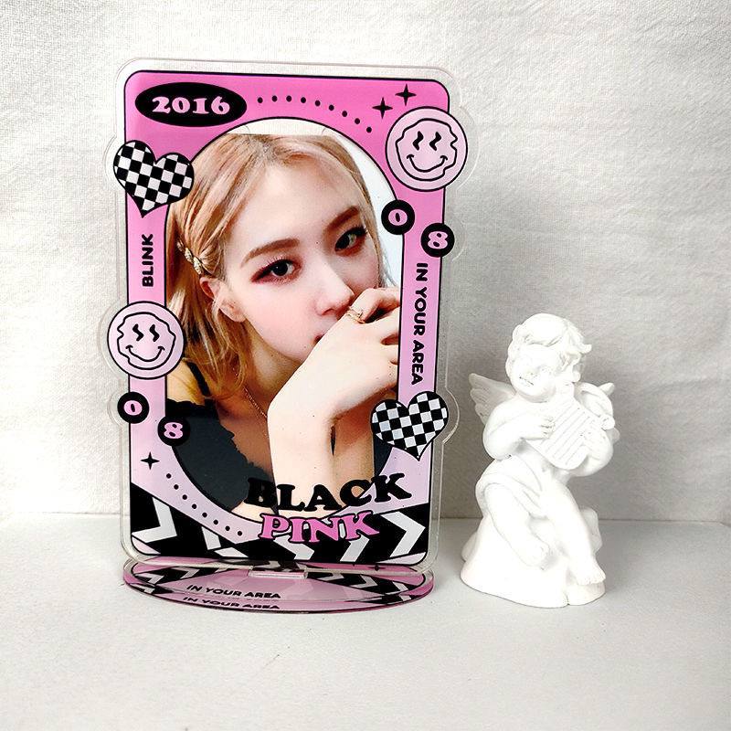 Blackpink Jennie Jisoo Rosé Lisa Photocard acrylic standee fansupport ...