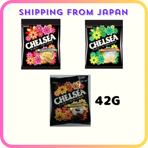 「Direct From Japan」Meiji Chelsea candy（Butter Flavor42g/Coffee ...
