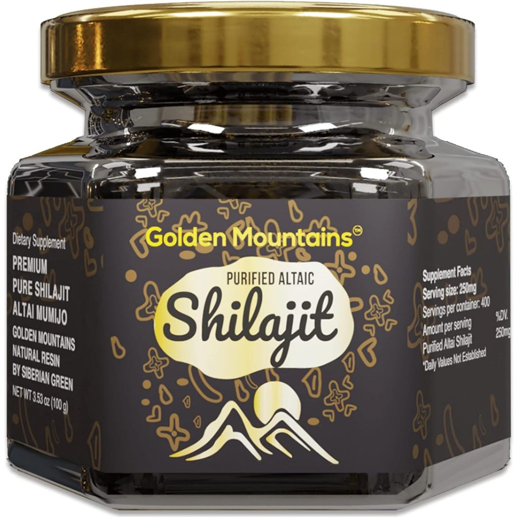 Pure Authentic Siberian Altai "Golden Mountains" Shilajit Resin 100g 3 ...