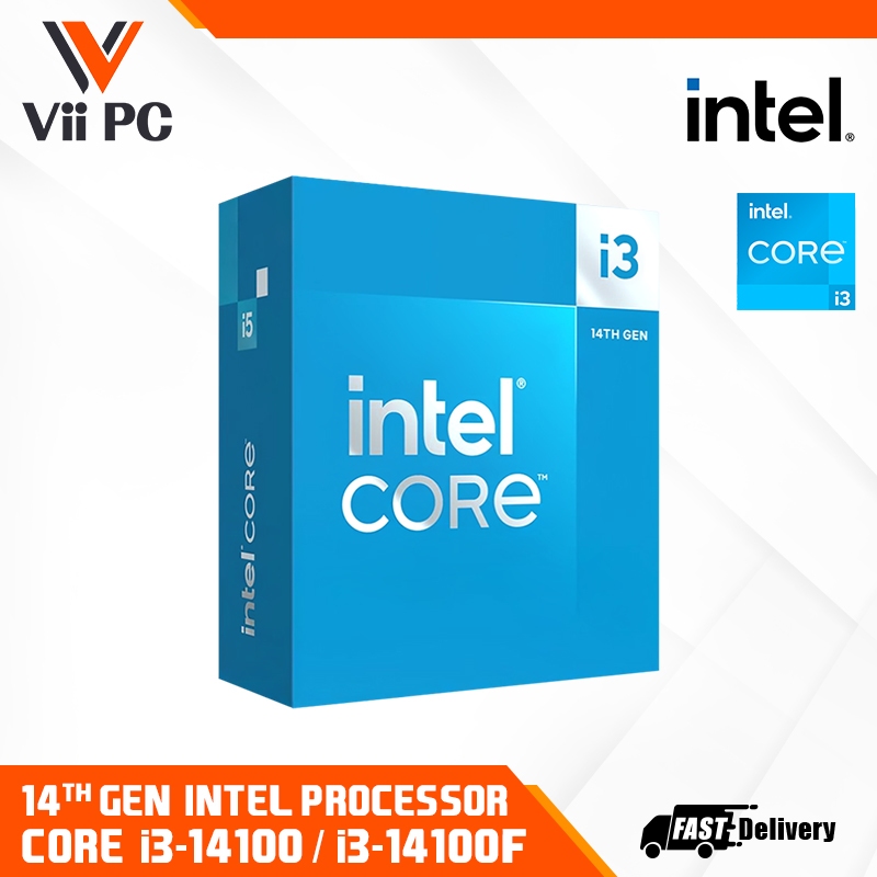 Intel Core i3-14100 / i3-14100F Core i3 14th GEN CPU Processor | Shopee Singapore