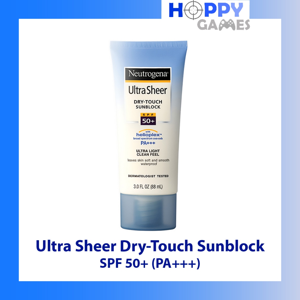 Neutrogena Ultra Sheer Dry-Touch Sunblock SPF 50 PA+++, 88ml Sun Block ...