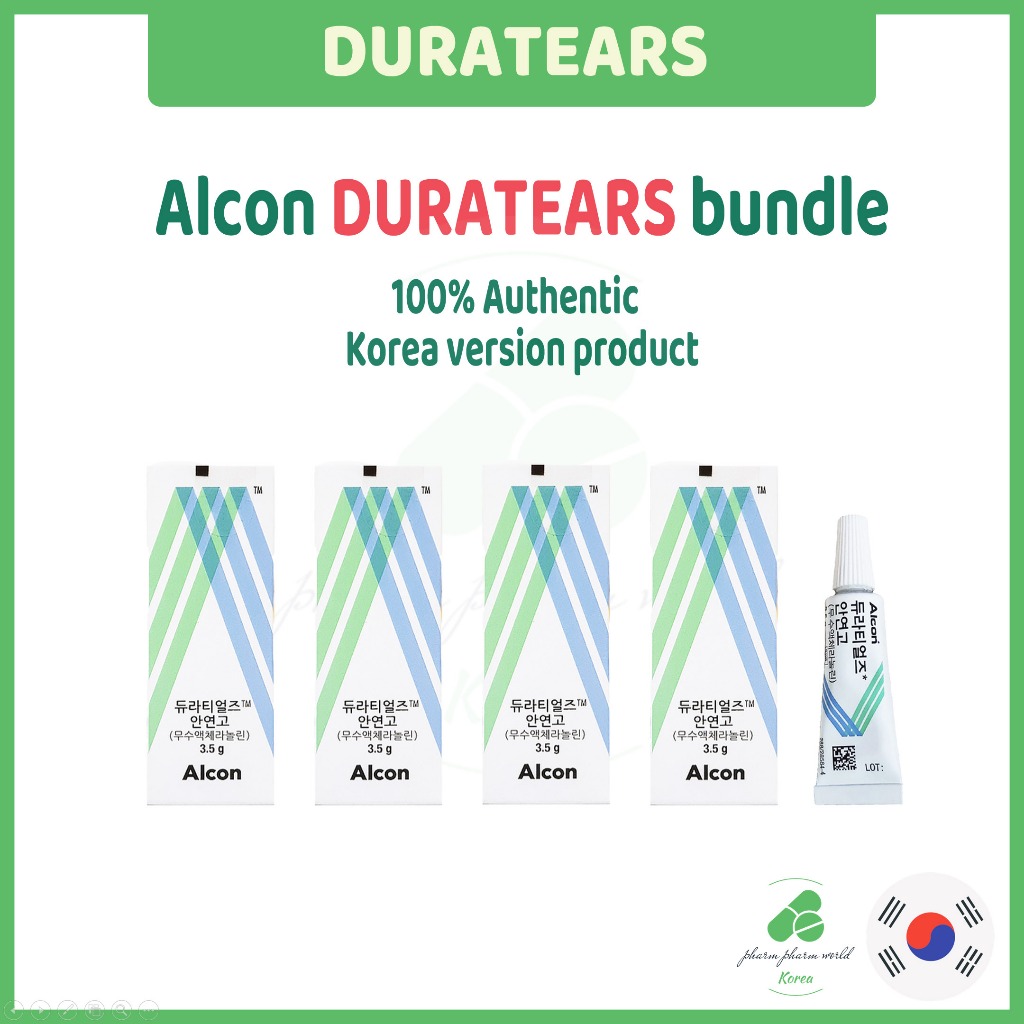 Alcon Duratears Naturale Ointment 3.5g bundle from Korea | Shopee Singapore