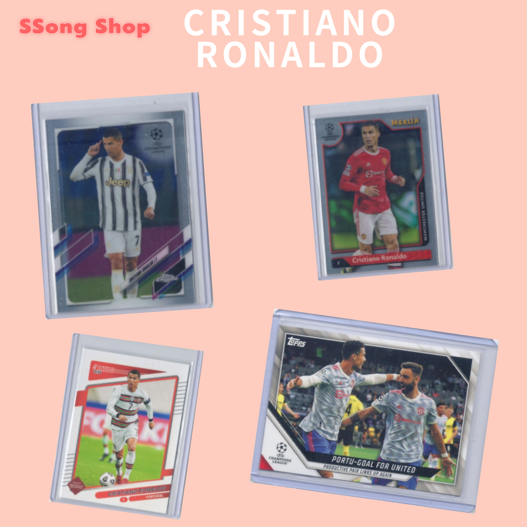 SSong Shop Cristiano Ronaldo Sports Cards (4 Types) | Shopee Singapore