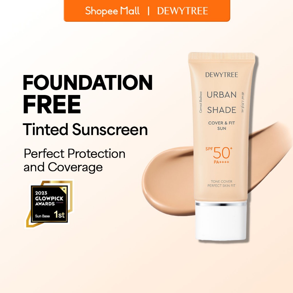 [DEWYTREE] URBAN SHADE Foundation-Free Mineral Tinted Sunscreen with ...