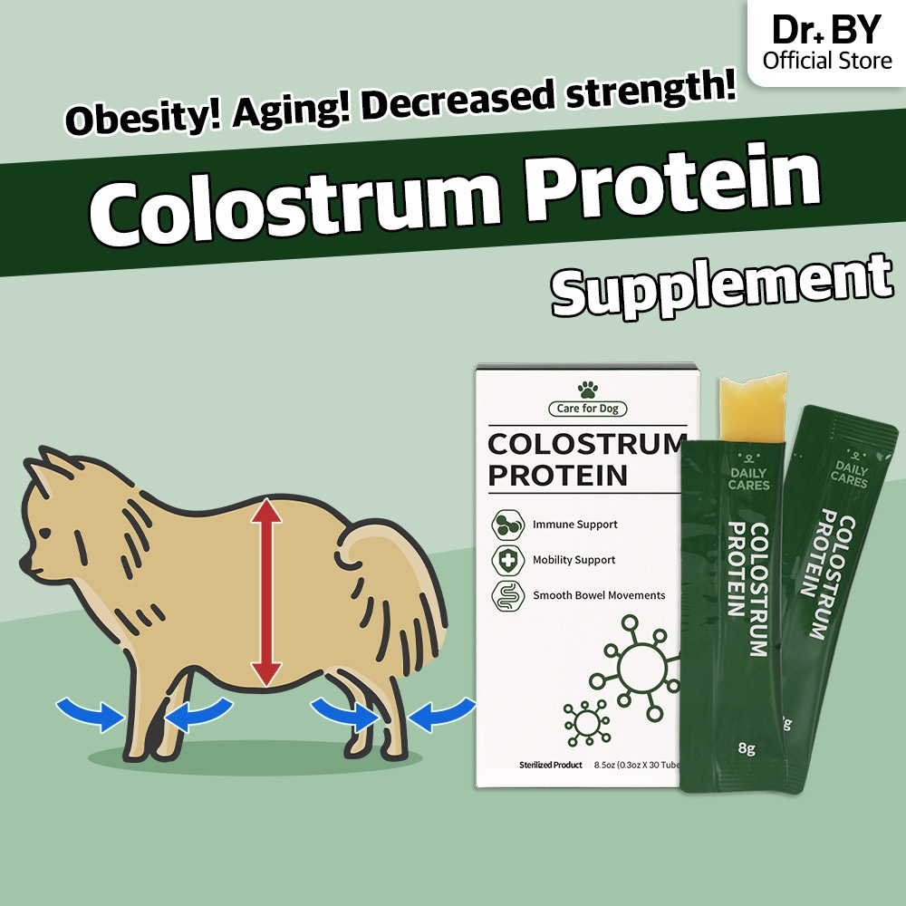 [DR.BY COLOSTRUM PROTEIN] Dog Health Supplement Food Snack (30sticks ...