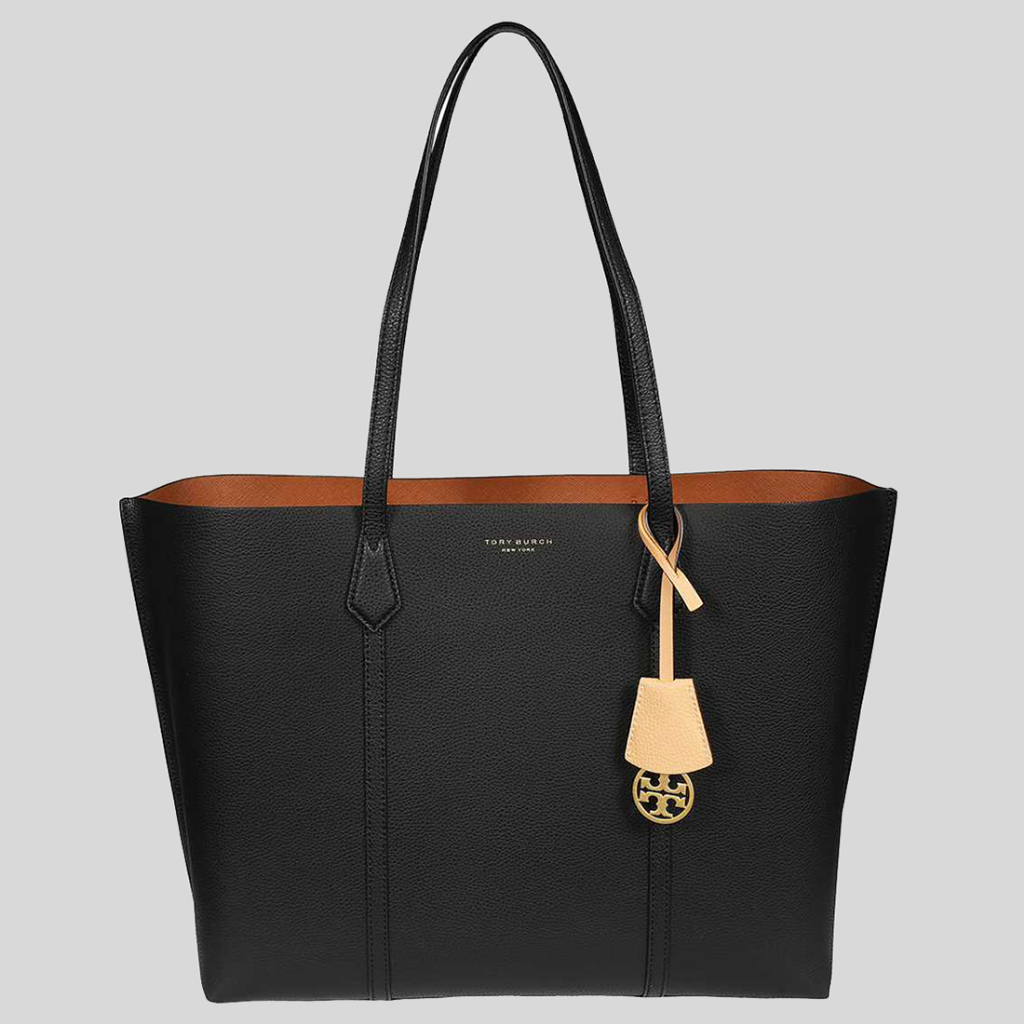 Tory Burch Perry Triple Compartment Tote Black 81932 | Shopee Singapore