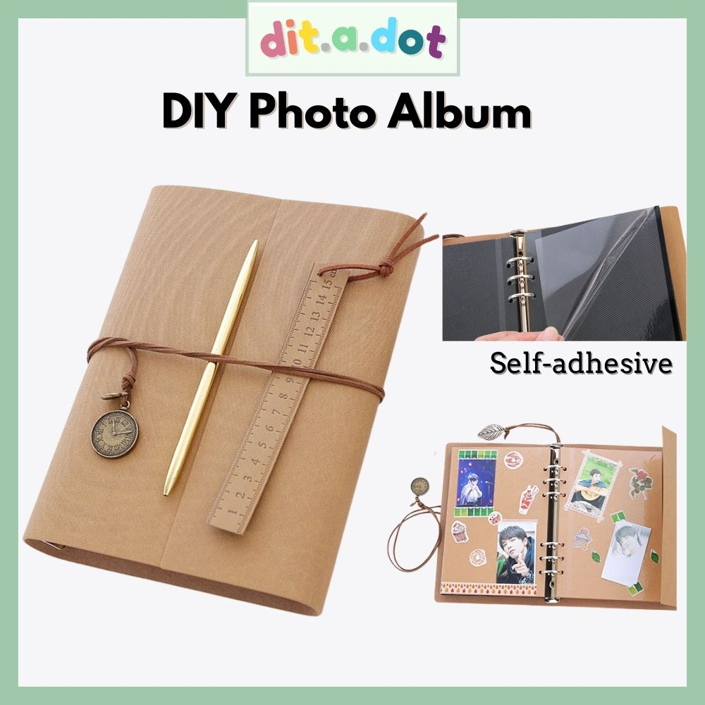 [SG] DIY Photo Album Strap, Scrapbook Album DIY Photo Album Travel ...