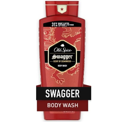 Old Spice Men's Body Wash, Swagger Scent, Red Collection, 473ml ...