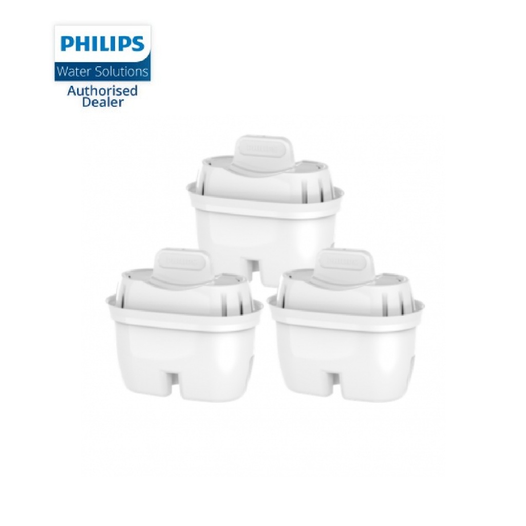Philips Filter cartridge 3 Pcs Pack Gac Micro X-Clean Pitcher AWP211/97 ...