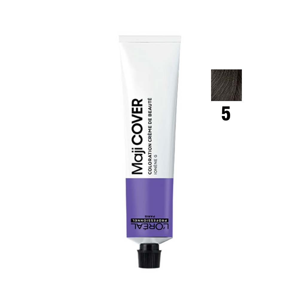 Loreal Maji Cover - 5 Light Brown ( Majirel / MajiBrown / MajiCover ...