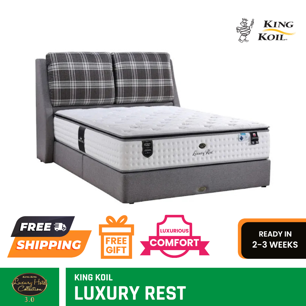 King Koil LUXURY REST Mattress, Luxury Hotel Collection 3.0, Sizes ...