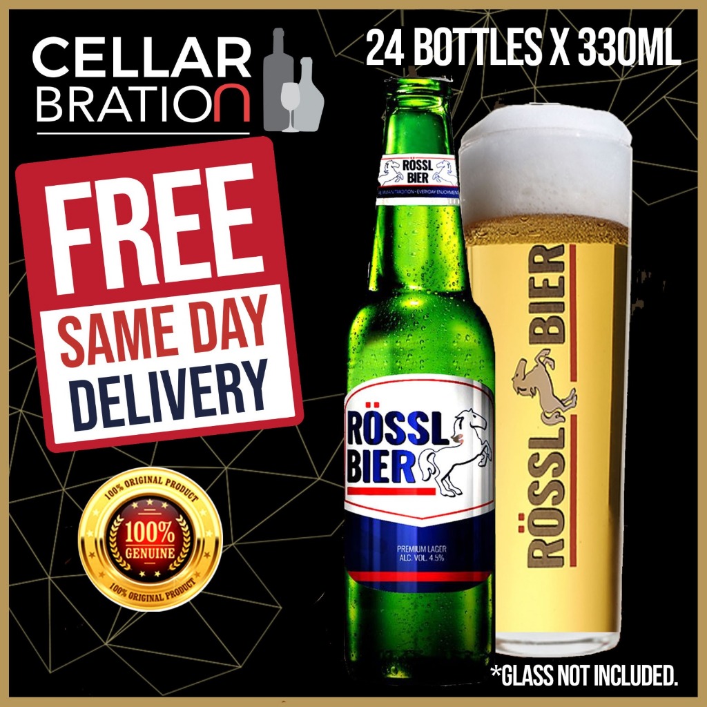 Rossl Beer Pint (24 bottles x 330ml) | Shopee Singapore