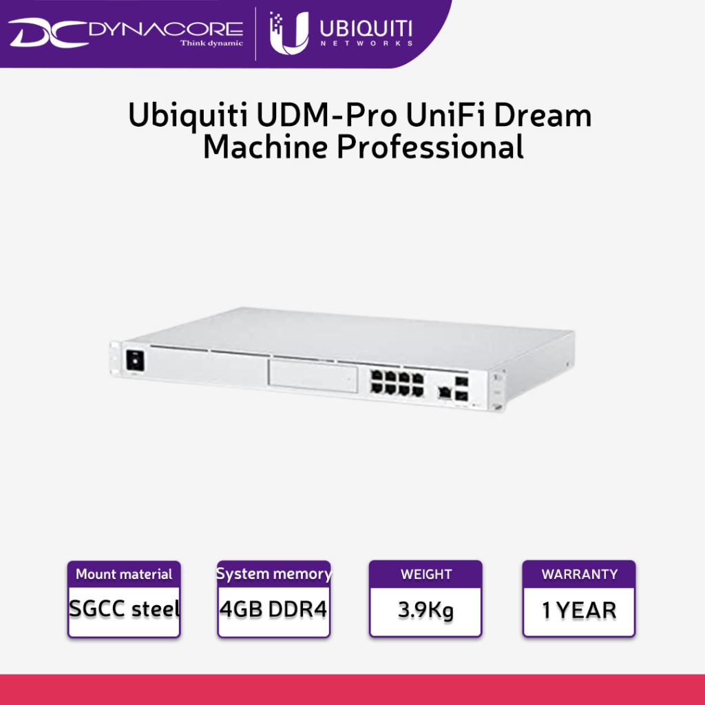 Ubiquiti UDM-Pro UniFi Dream Machine Professional All-In-One Enterprise ...