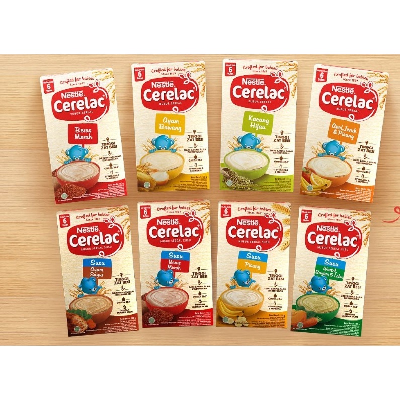 Nestle CERELAC Baby Cereal Bundle 3 x 120 gr Cerelac Baby Puree Cereal ...