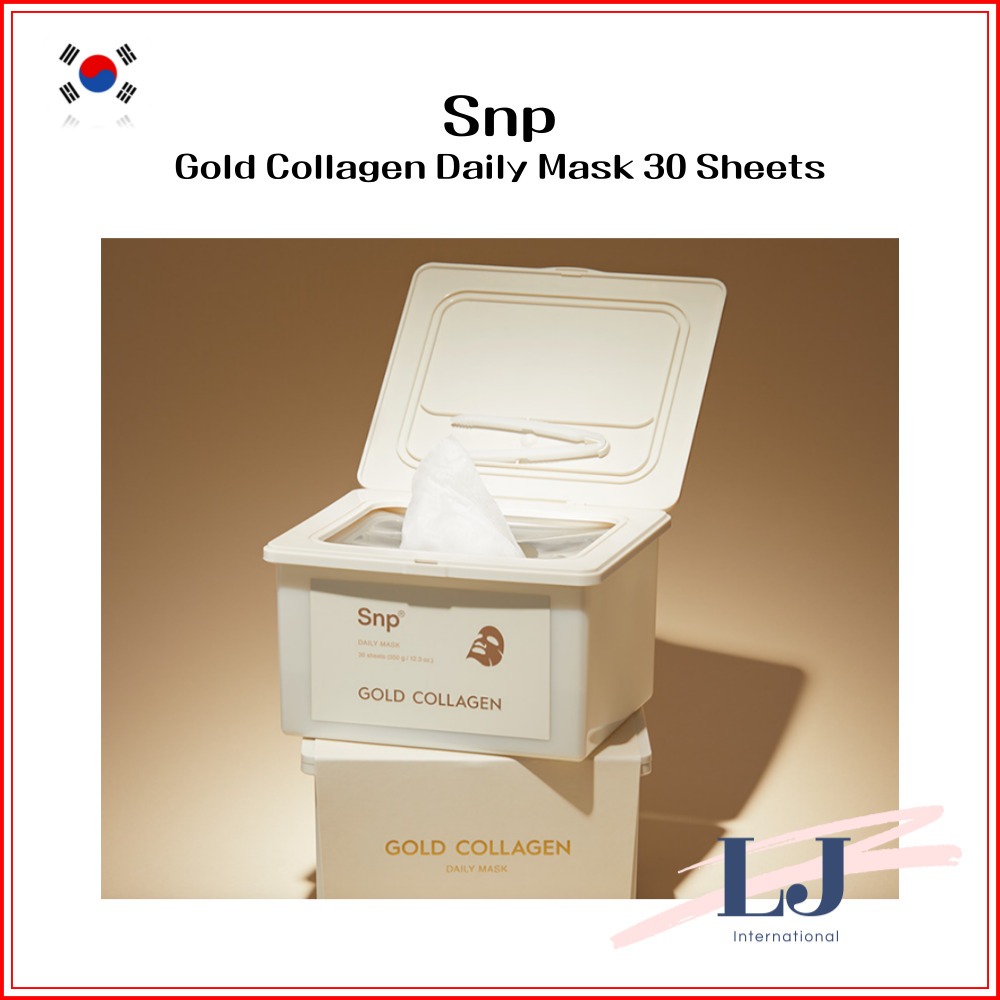 Snp Gold Collagen Daily Mask 30 sheets Nourishing Pull-out Mask Pack ...