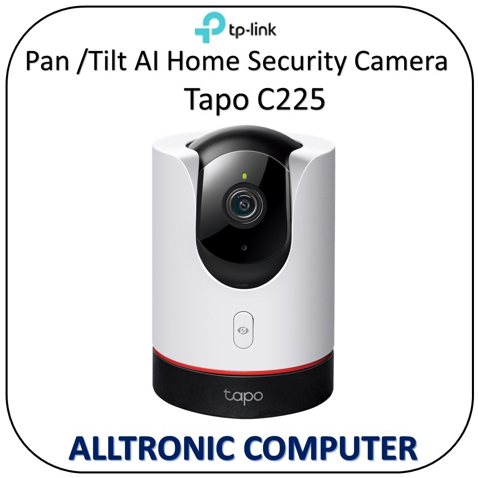 TP-Link C225 Pan Tilt AI Home Security Wi-Fi Camera Panoramic Recording ...